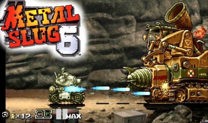 Game Rambo lùn 6 - Metal Slug 6 - Game 4 nút - PS1- Game Thùng Online
