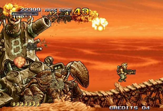Game Rambo lùn 3 - Metal Slug 3 - Game 4 nút - PS1- Game Thùng Online